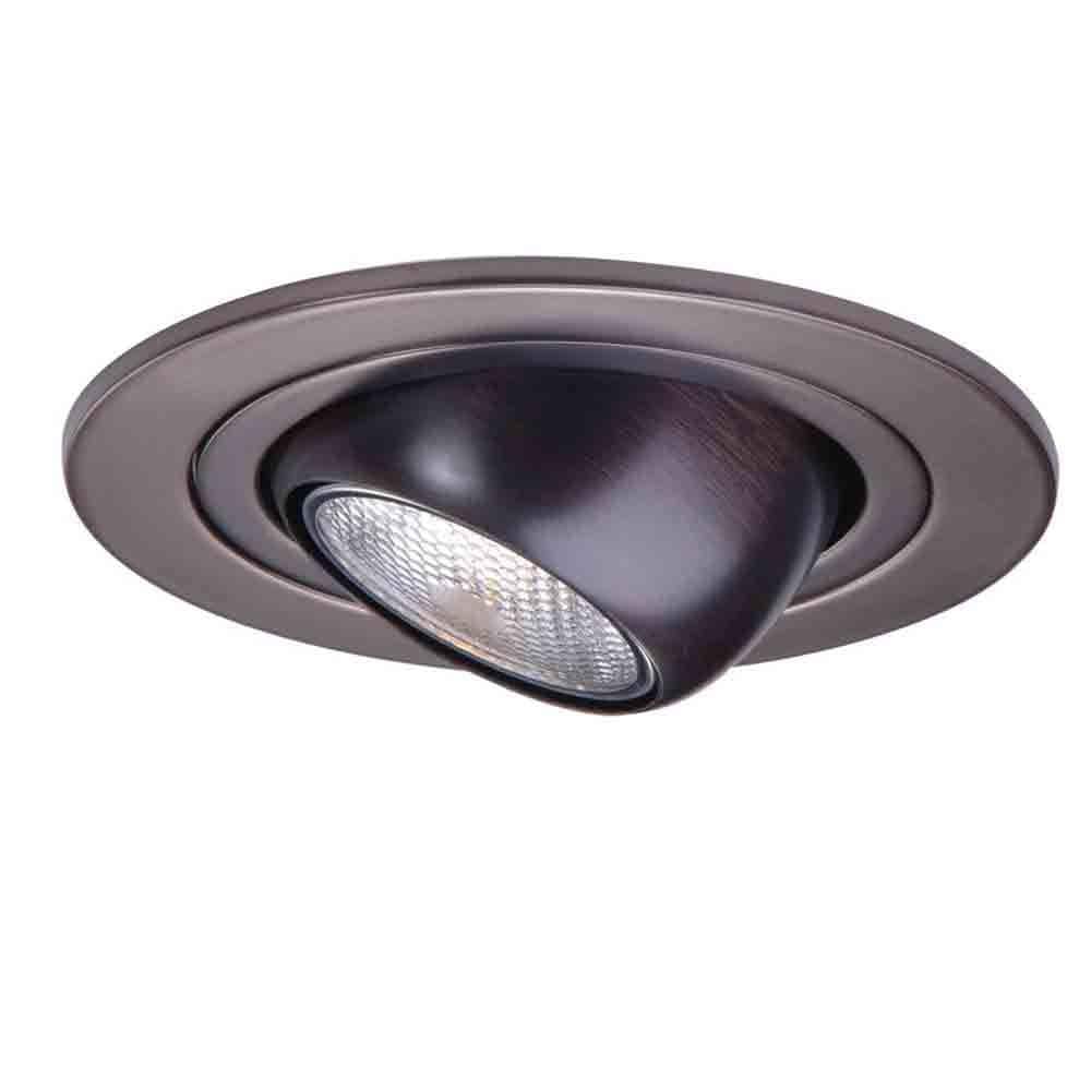 HALO 4 in. Tuscan Bronze Recessed Ceiling Light Adjustable Eyeball Trim ...