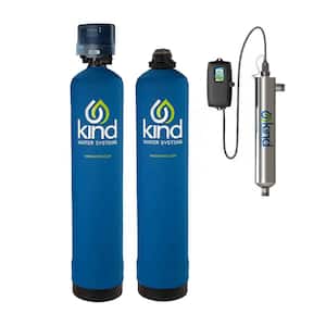 Aquasana Whole House Well Water Filter System with UV Purifier, Salt ...