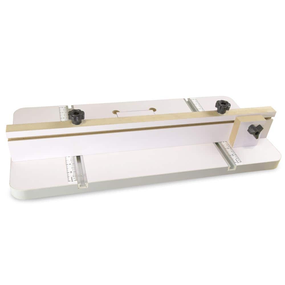 Buy 24 in. x 12 in. Drill Press Table with an Adjustable Fence and Stop ...