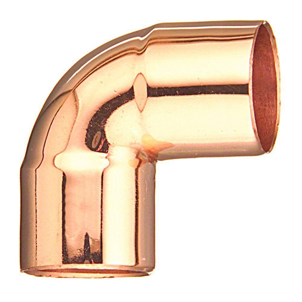 Everbilt 1-1/2 in. Copper 90-Degree C x C Elbow Fitting 10631314 - The ...