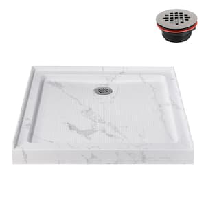 Streamline NTM-640-36MB-AL 36 in. x 36 in. Alcove Acrylic Shower Pan ...