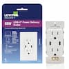 Leviton Decora 15 Amp Tamper Resistant Duplex Outlet with 60W USB-C ...