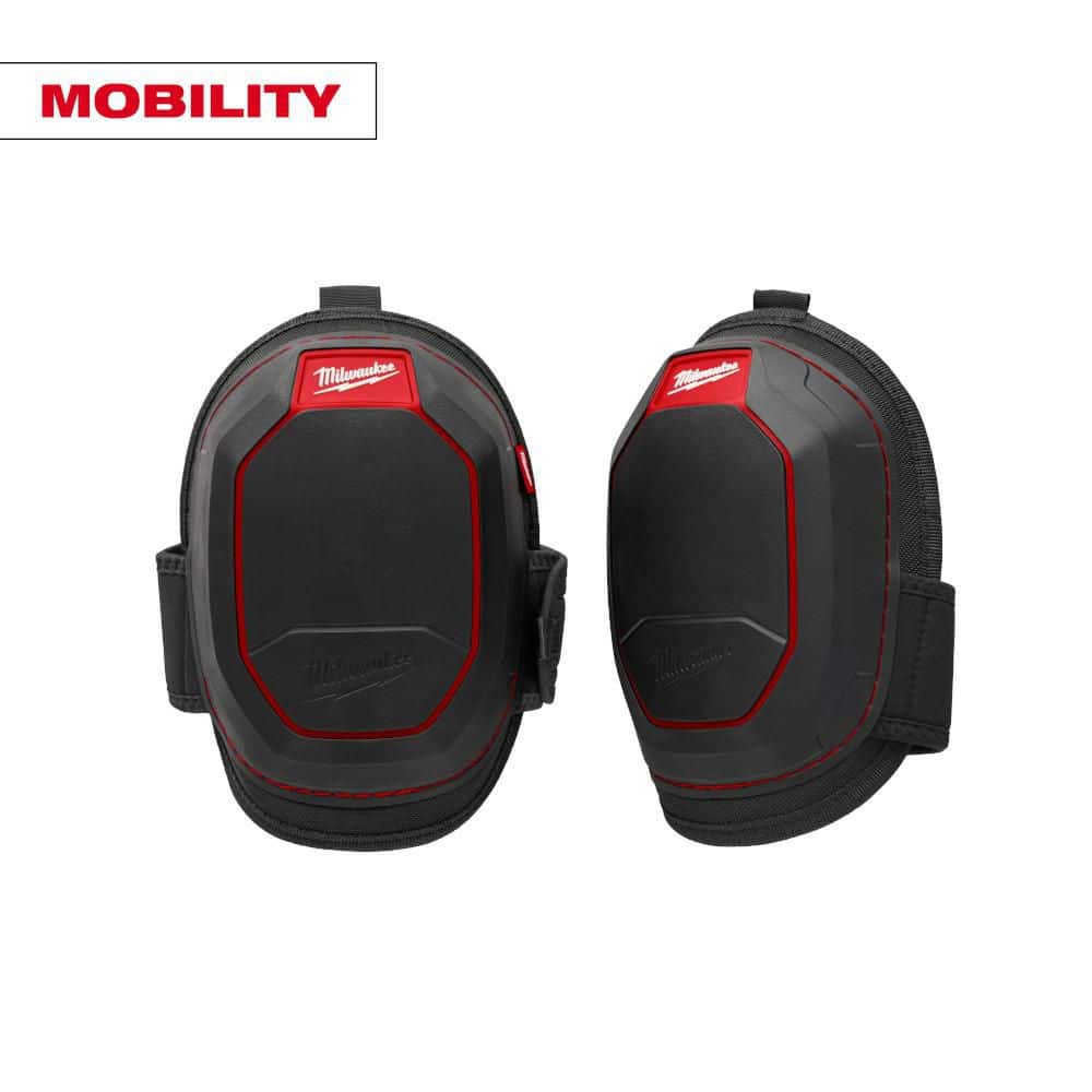 Milwaukee High Mobility Black Foam Memory Foam Soft Knee Pads with Hook ...