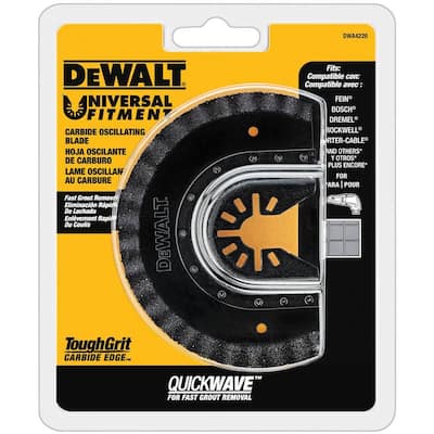 DEWALT Oscillating Carbide Grout Removal Blade-DWA4219 - The Home Depot