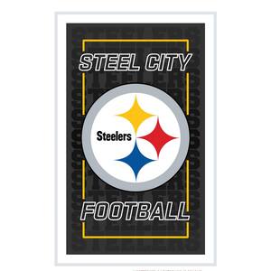 Evergreen Pittsburgh Steelers Helmet 19 in. x 15 in. Plug-in LED ...