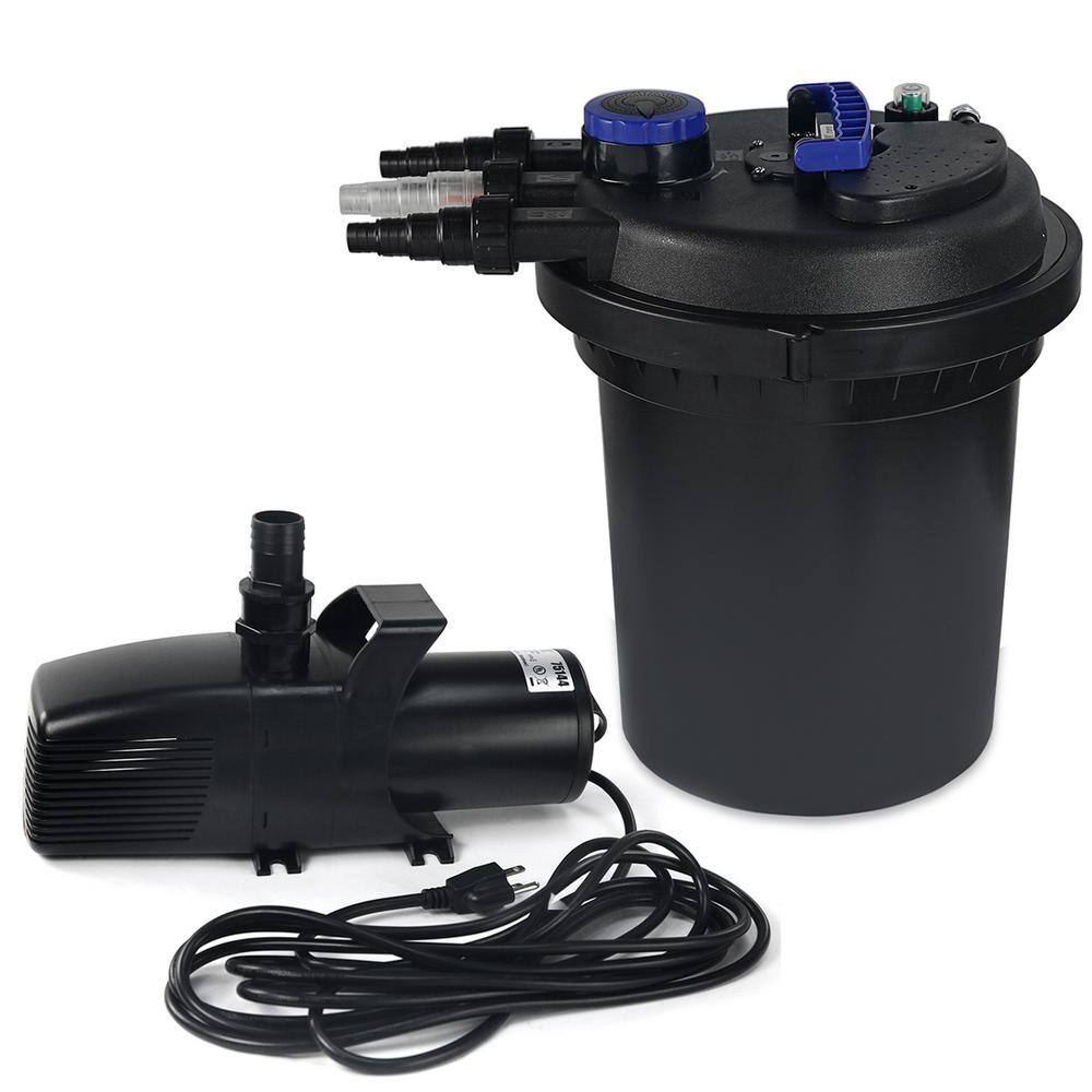 XtremepowerUS Pressurized Koi Pond Bio Aquarium 13-Watt UV-C Lamp ...