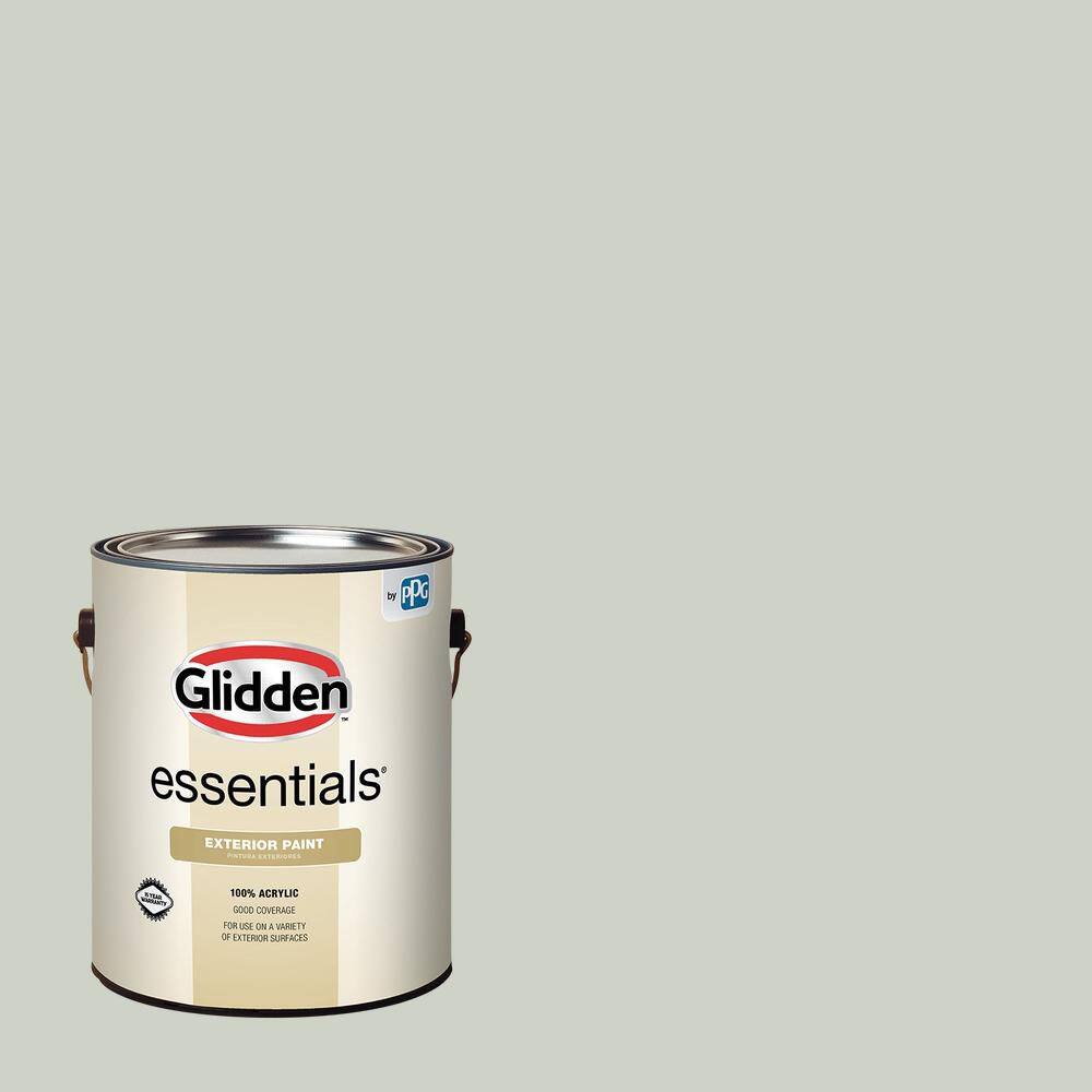 Glidden Essentials 1 gal. PPG1128-2 Frivolous Folly Satin Exterior ...