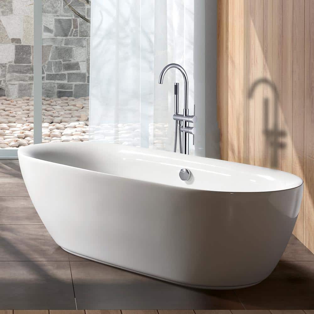 Staykiwi 8 in.Widespread Double Handle Bathroom Faucet in Chrome ...