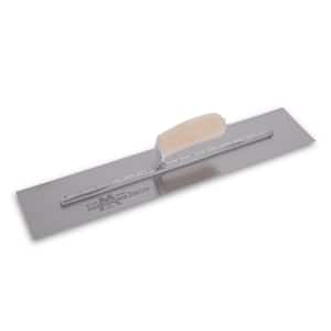 Bon Tool 48 in. x 5 in. Square End Spring Steel Fresno Trowel Float 82 ...