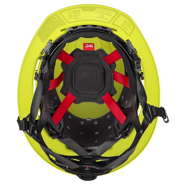 Milwaukee BOLT Hi-Viz Type 2 Full Brim Vented Safety Helmet 48-73-1656 ...