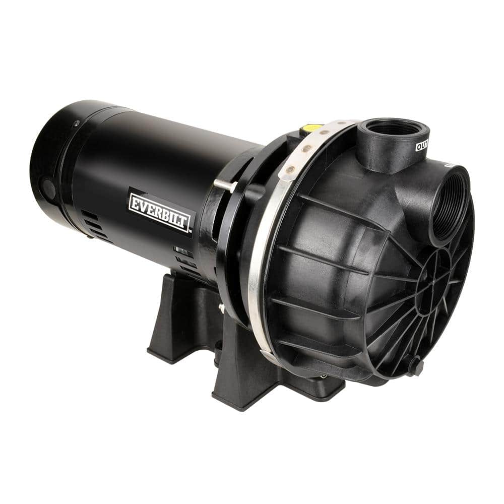 Everbilt 1-1/2 HP Plastic Lawn Irrigation Pump HDLS15P - The Home Depot