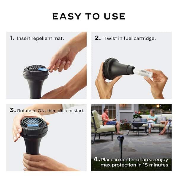 Thermacell Multi-Insect Outdoor Perimeter Repeller System 15 ft ...