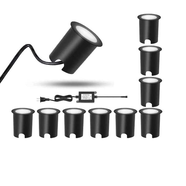 10-Pack Stainless Steel Recessed LED Deck Light Kit Low Voltage IP67 ...