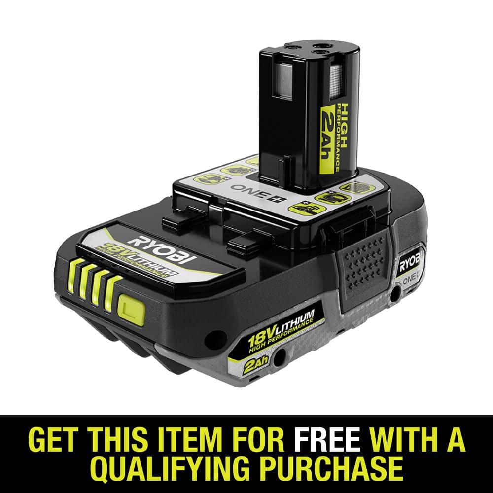 RYOBI ONE 18V 2.0 Ah Lithium Ion HIGH PERFORMANCE Battery PBP003 The Home Depot