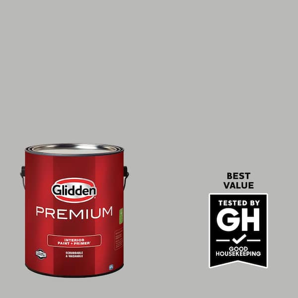 Glidden Premium 1 gal. PPG0995-4 Pigeon Feather Flat Interior Latex ...