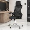 TECHNI MOBILI Mesh Lumbar Support and Adjustable Headrest Ergonomic ...