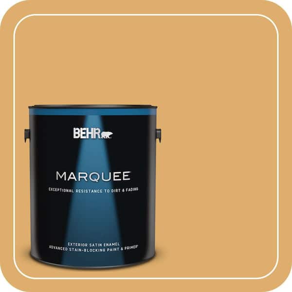 BEHR MARQUEE 1 gal. #320D-5 Sweet Maple Satin Enamel Exterior Paint ...