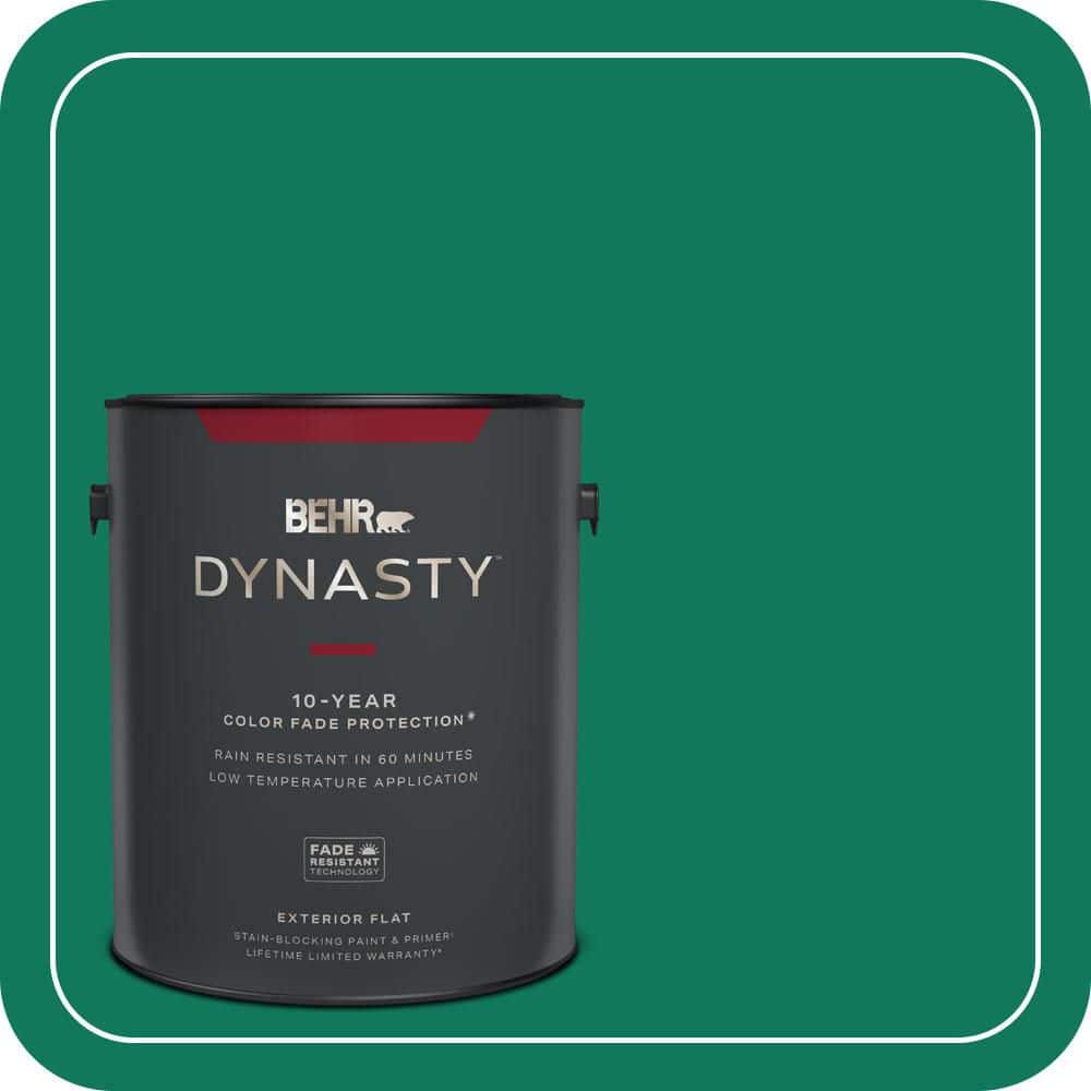 BEHR DYNASTY 1 gal. #MQ4-14 Soapstone Flat Exterior Stain-Blocking ...
