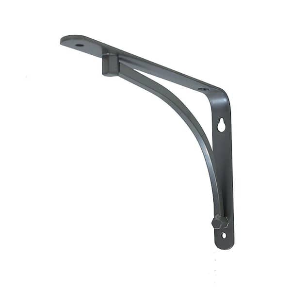 Everbilt 6in. x 8in. Satin Nickel Painted Steel Classic Arch Decorative ...