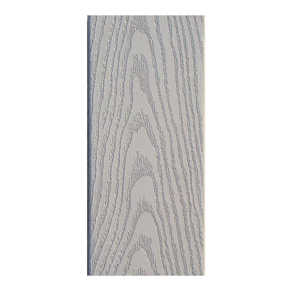 Veranda 1 in. x 6 in. x 12 ft. Gray Square Edge Capped Composite ...
