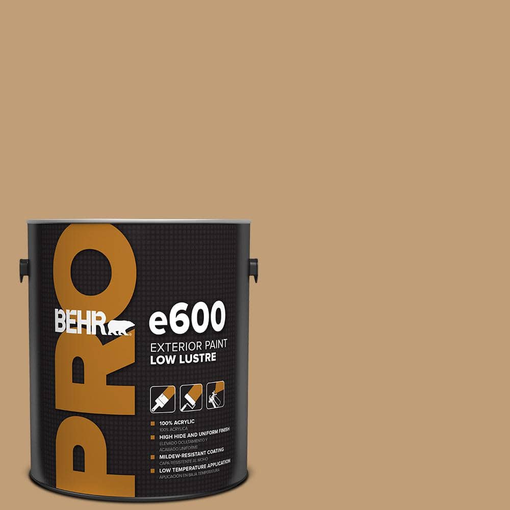 BEHR PRO 1 gal. #300F-4 Almond Toast Low Luster Exterior Paint PR62301 ...