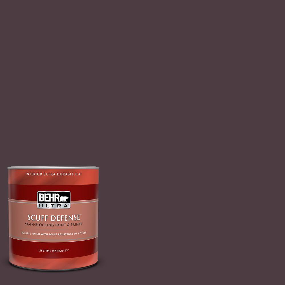 BEHR ULTRA 1 qt. #T18-04 Nocturne Shade Extra Durable Flat Interior ...