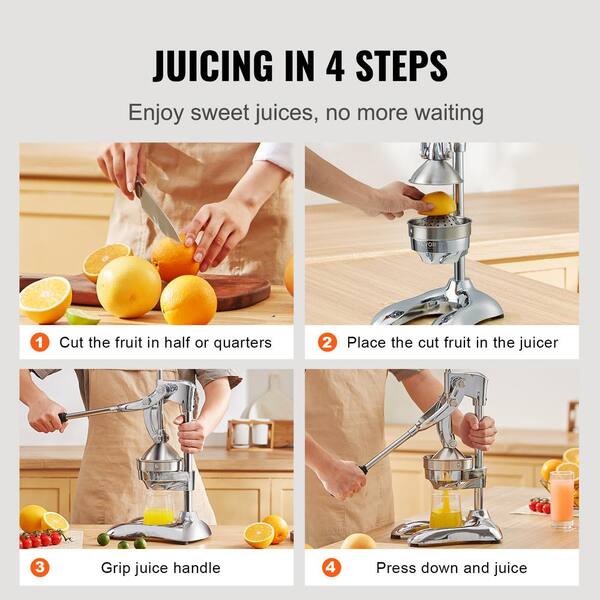 VEVOR Citrus Juicer Hand Press Lemon Orange Presser Fruit Manual Squeezing