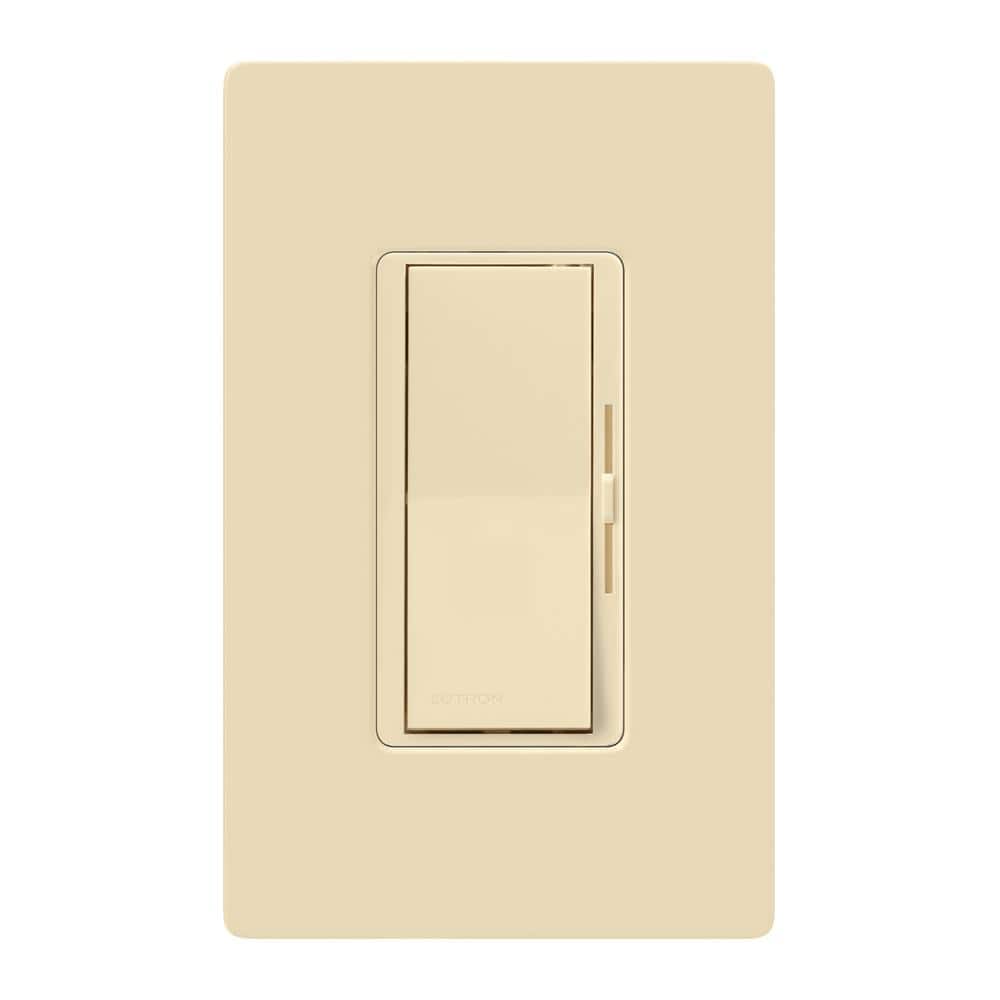 Lutron Diva Reverse-Phase Rocker Dimmer Switch, 250-Watt LED/Single ...