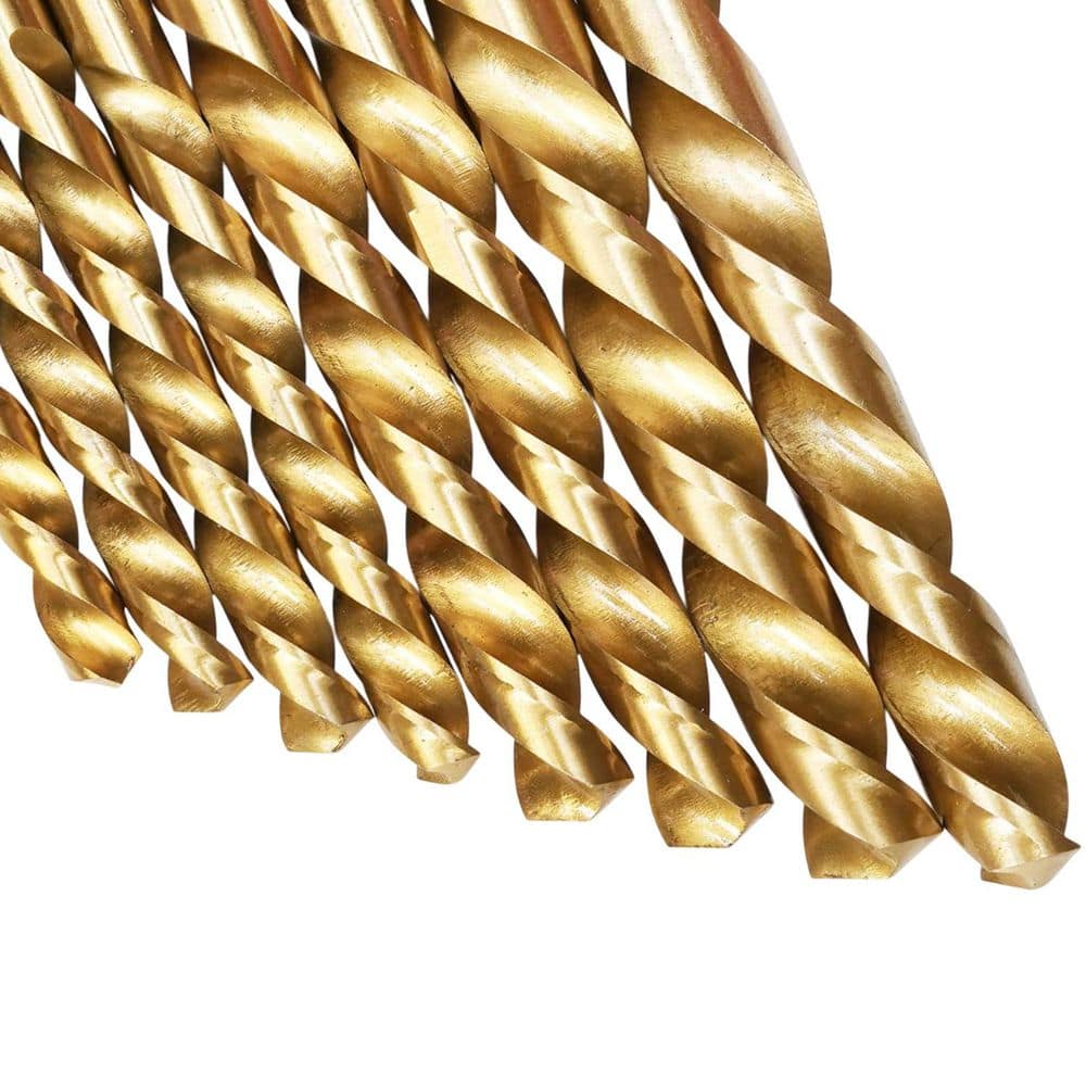99 Pcs Titanium Coated High Speed Steel Twist Drill Bit Set with Hard ...