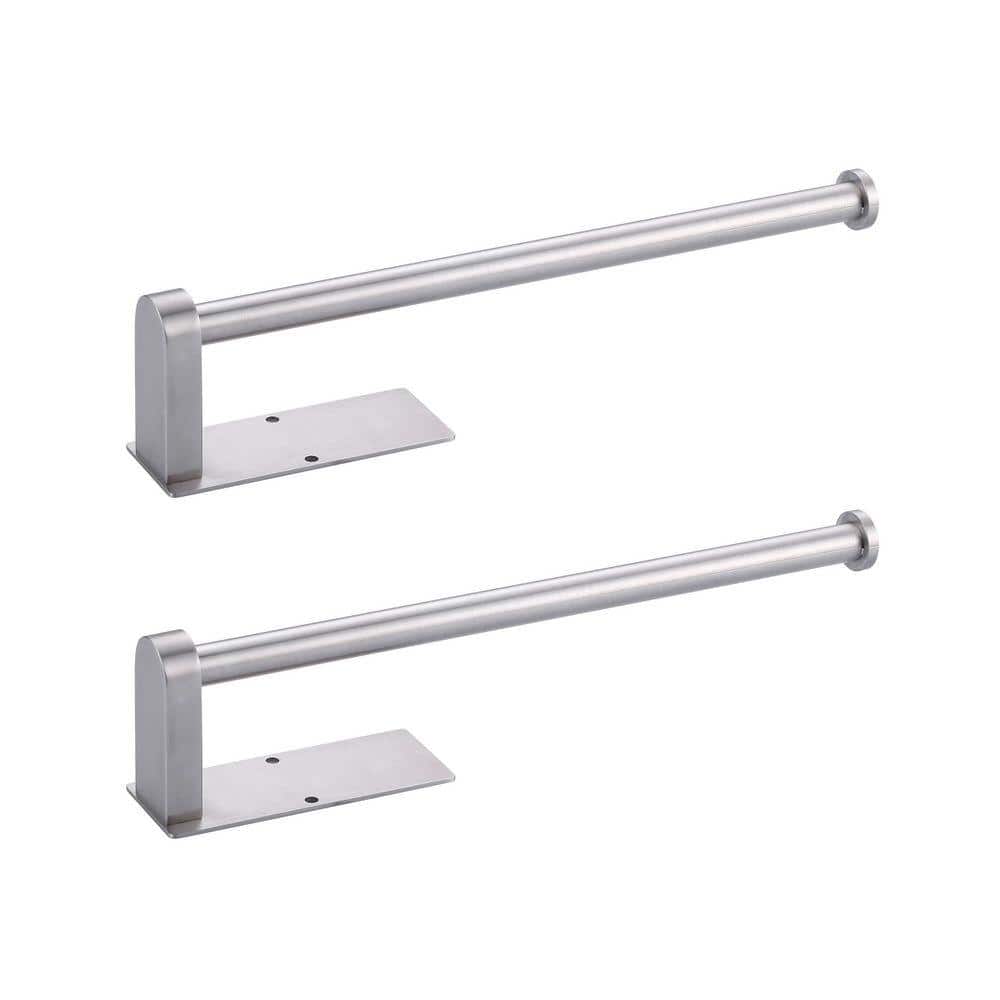 AVITAS Wall Mount Drilled Stainless Steel Paper Towel Holders Under ...