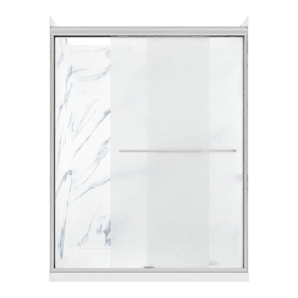 CRAFT + MAIN Cove Sliding 48 in. L x 34 in. W x 78 in. H Center Drain ...