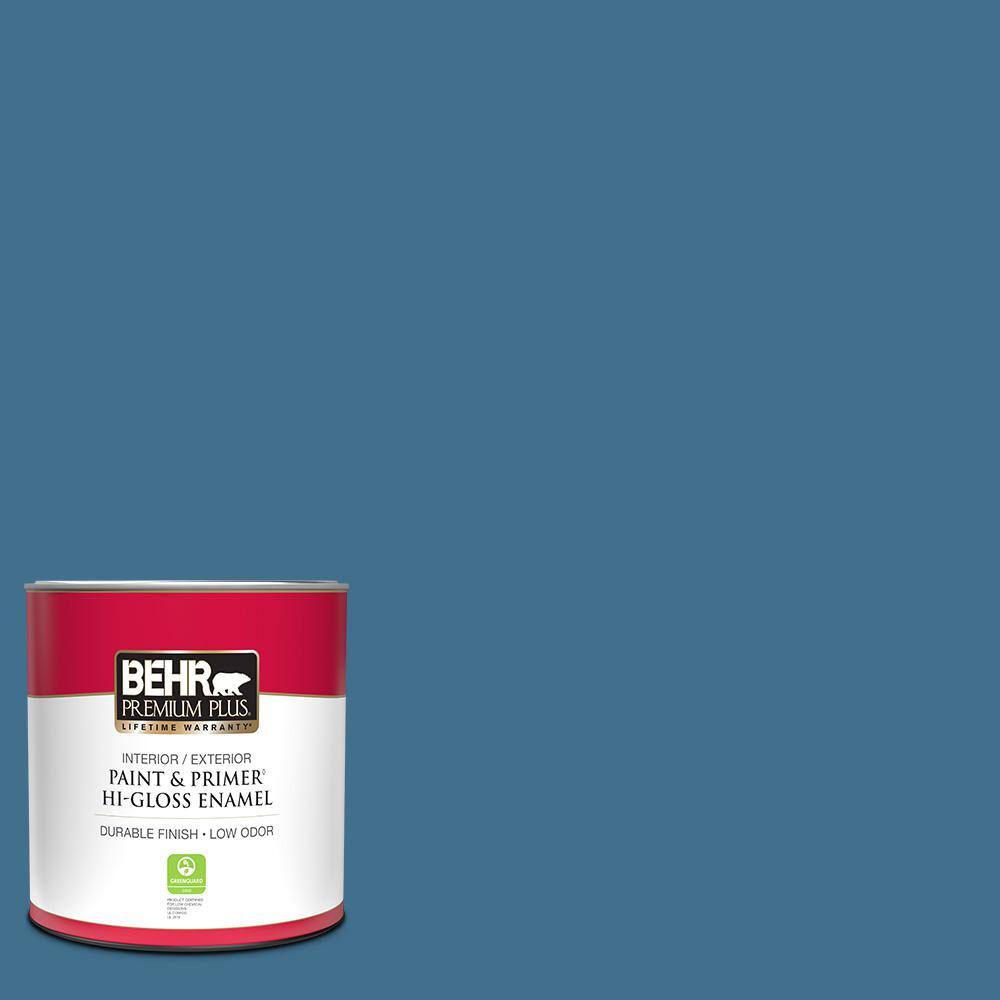 Have a question about BEHR PREMIUM PLUS 1 qt. #M500-5 Sojourn Blue Hi ...
