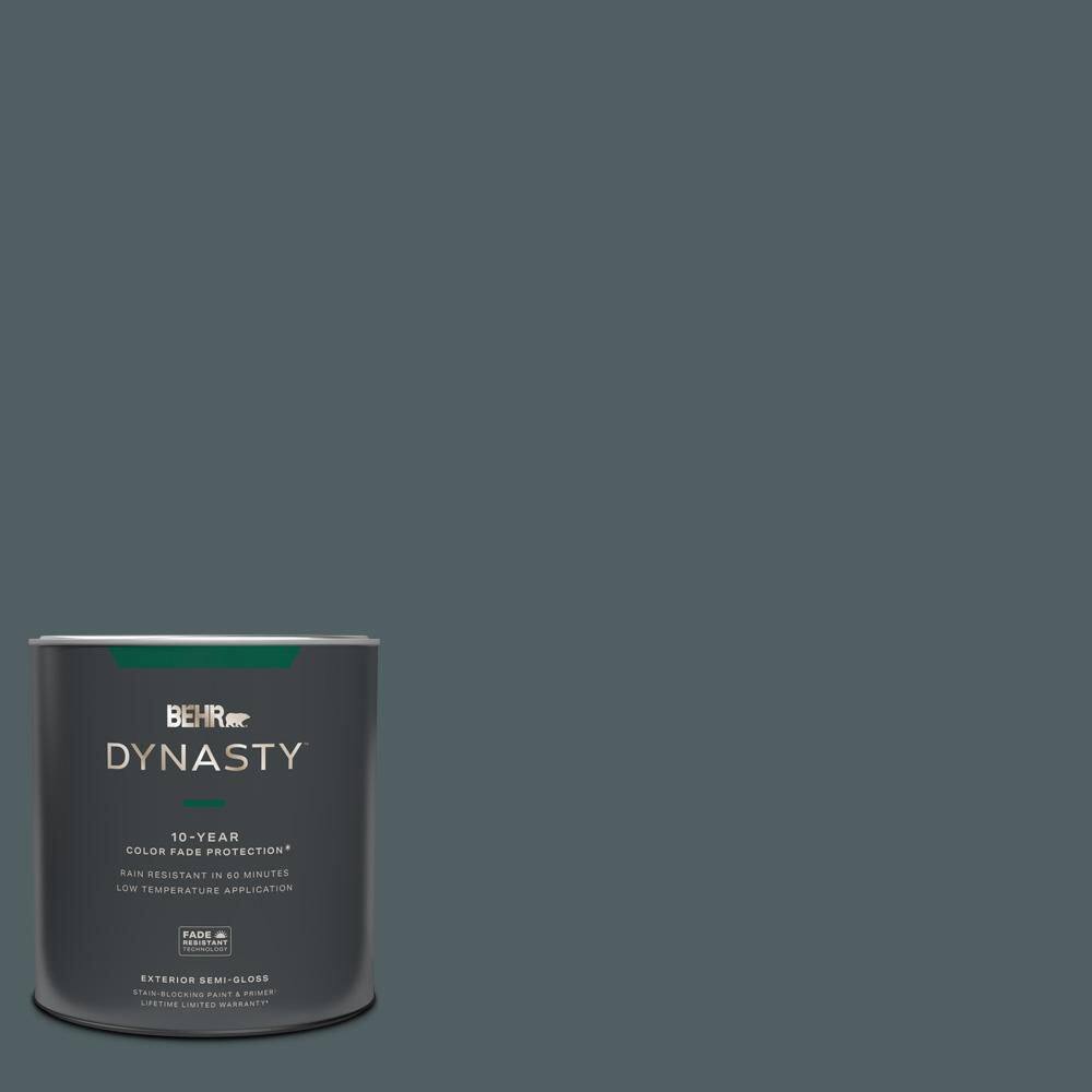 BEHR DYNASTY 1 qt. #740F-6 Marine Magic Semi-Gloss Exterior Stain ...