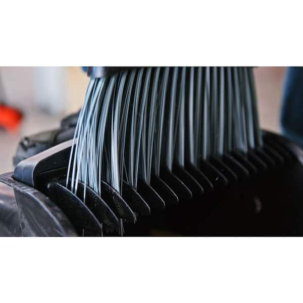 Libman 16 in. High Power Large Scoop Upright Dustpan with Steel Handle ...