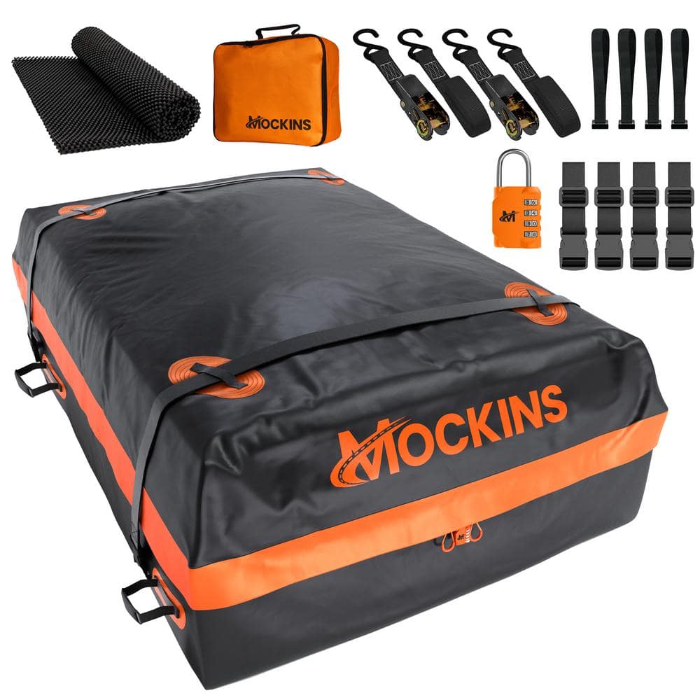 Mockins 30 cu. ft. Waterproof Rooftop Cargo Carrier Bag 60 in. x 43 in ...