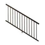 NewTechWood Allure 96 in. x 36 in. Bronze Aluminum Preassembled Stair ...