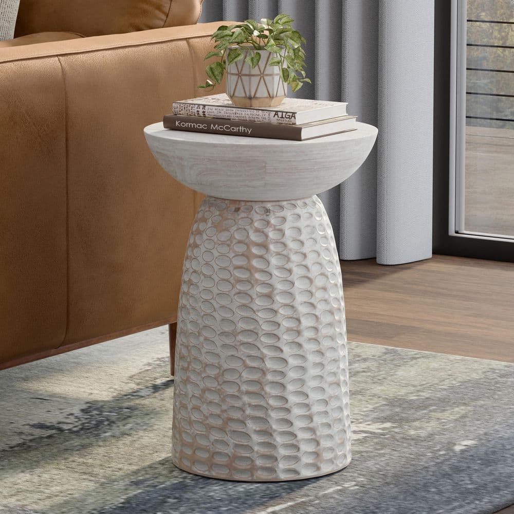 Have a question about Simpli Home Boyd 16 in. Wide Round Solid Mango ...