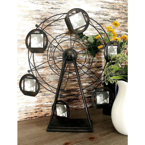 LITTON LANE 6-Opening Vintage Ferris Wheel Photo Frame 51839