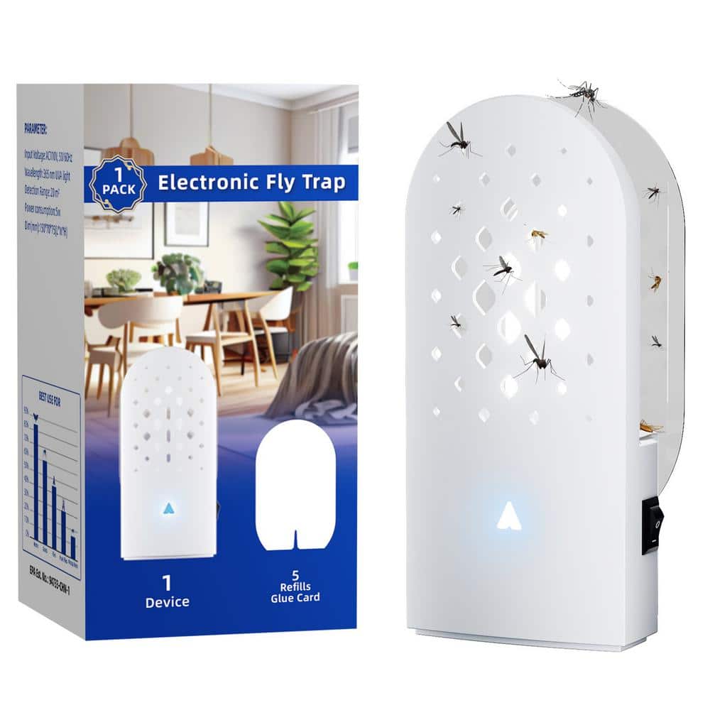 FIROMO Safer Home Flying Insect Trap for Fruit Flies, Gnats, Moths ...