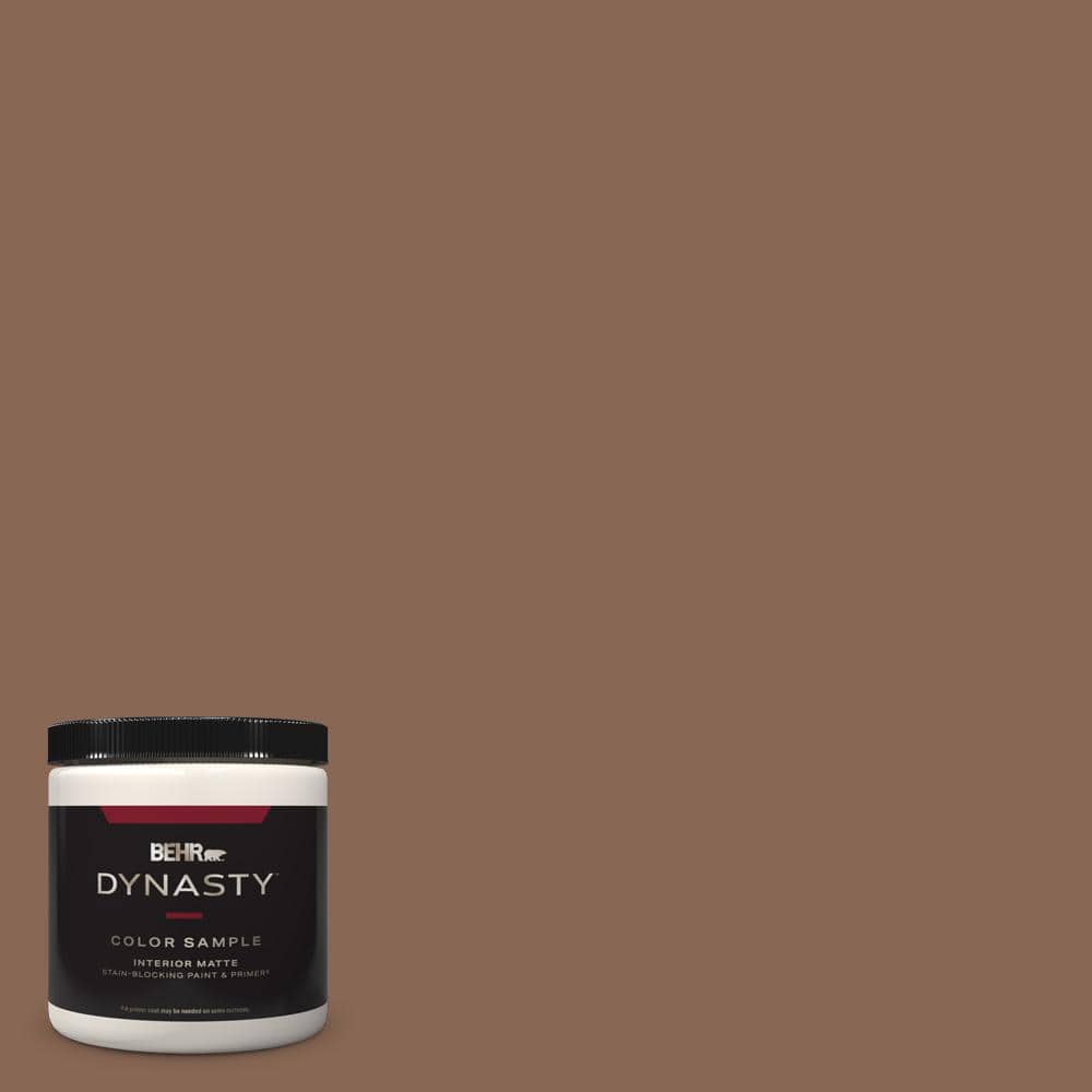 BEHR DYNASTY 8 oz. #PPU3-17 Clay Pot Matte Stain-Blocking Interior ...