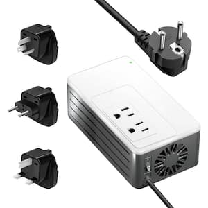 Lukyamzn 1200-Watt Universal Travel Adapter Voltage Converter 220-Volt ...