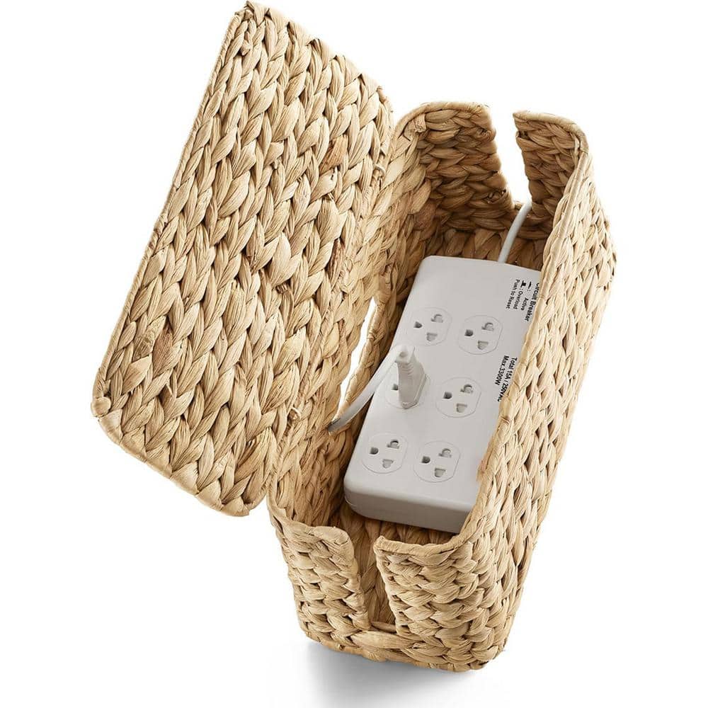 Yichuhaoxi Cable Management Box with 1.25 ft. Cable Organizer Box and ...