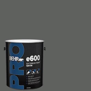 BEHR PRO 1 gal. #N460-6 Hematite Low Luster Exterior Paint PR62301 ...