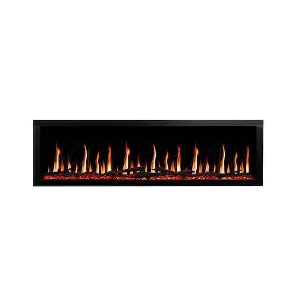 Modern Ember Highmark 84 in. Wall-Mounted Smart Electric Fireplace ...