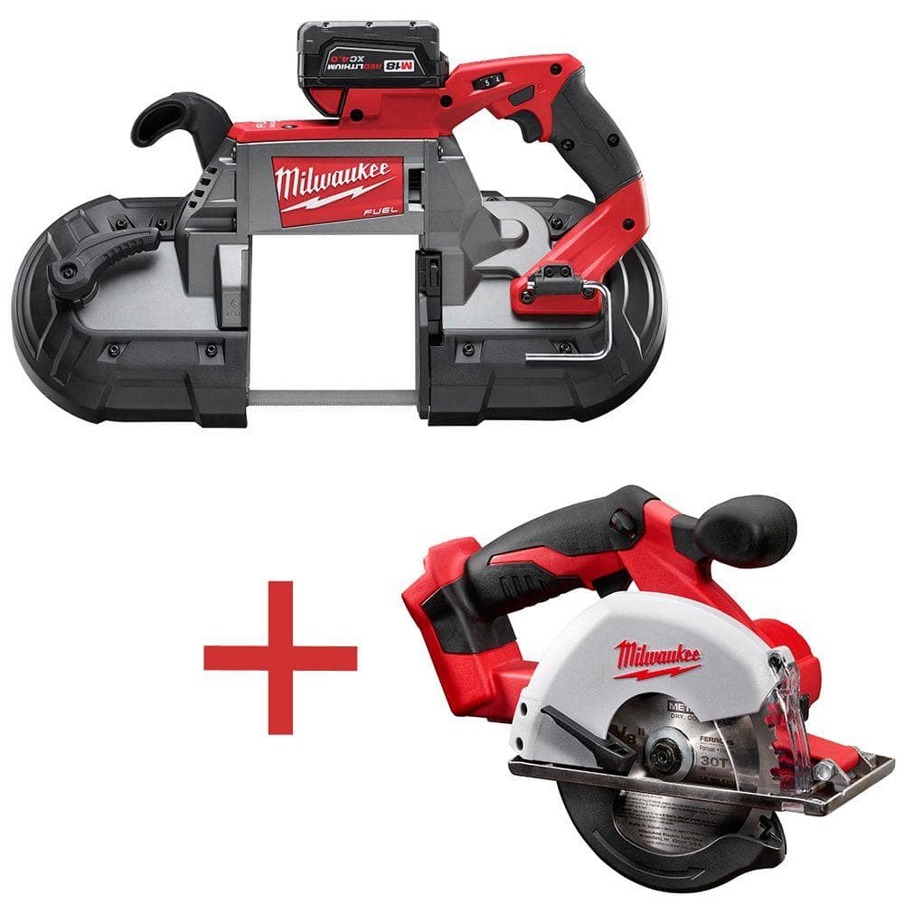 Milwaukee M18 FUEL 18-Volt Cordless Brushless Deep Cut Band Saw 2 ...