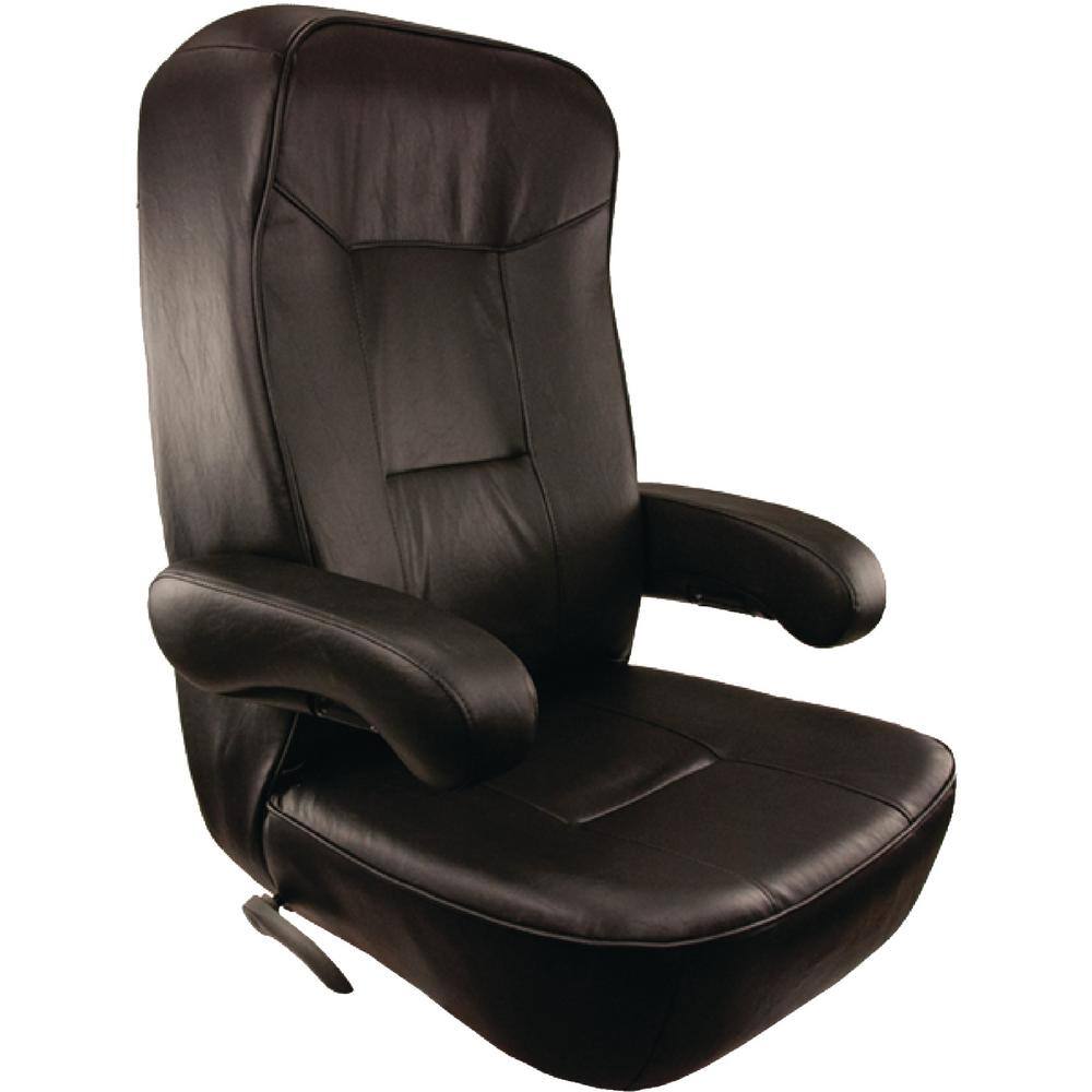 Springfield Marine Helmsman Pilot Chair, Black 1042110-B1 - The Home Depot