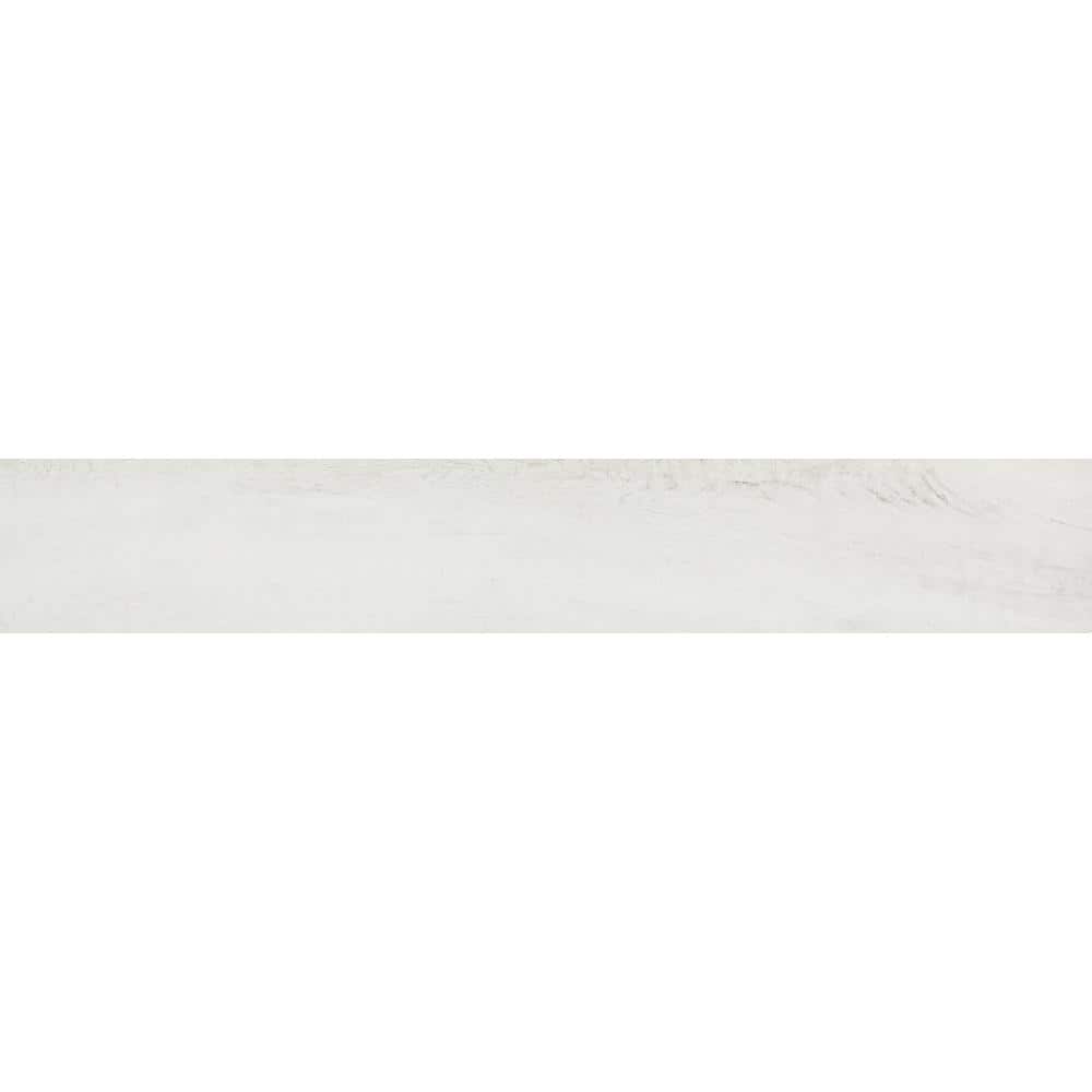Daltile Vicinity White 6 in. x 36 in. Matte Porcelain Floor and Wall ...
