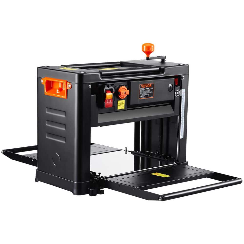 VEVOR Benchtop Thickness Planer, Dual Speed, 13 in. Wide Table ...