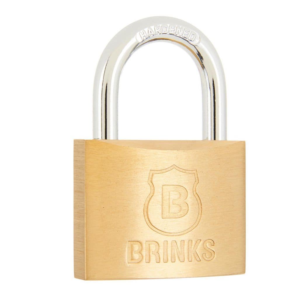 Brinks 2 in. (50 mm) Solid Brass Keyed Lock 171-50001 - The Home Depot