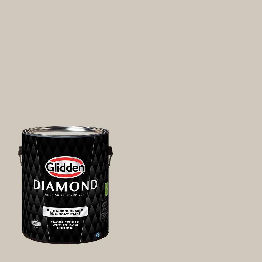 Glidden Diamond 1 gal. PPG1008-2 Storm's Coming Eggshell Interior Paint ...